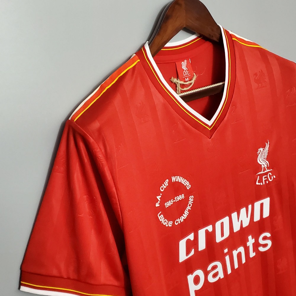 Liverpool 1985-86 F.A. Cup Home Shirt - Online Retro Football Shirts