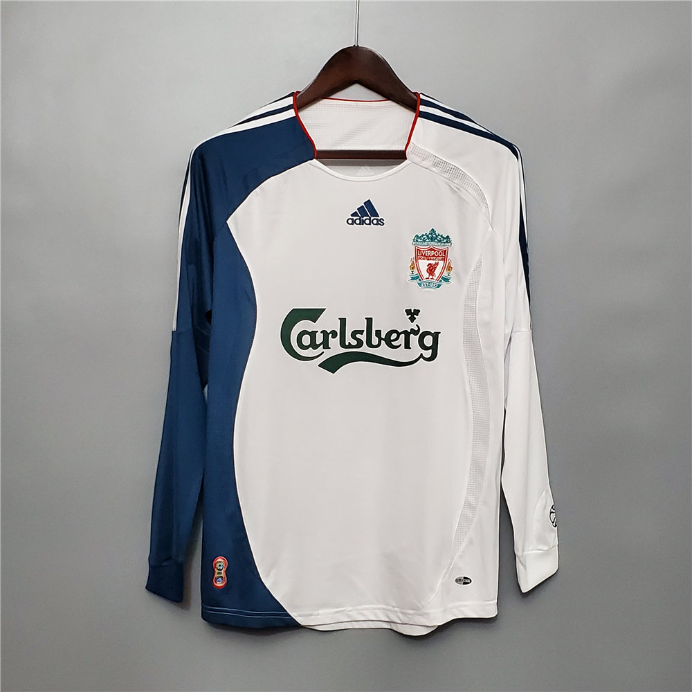 Liverpool 2006-07 Away Long Sleeves Shirt - Retro Football Shirts